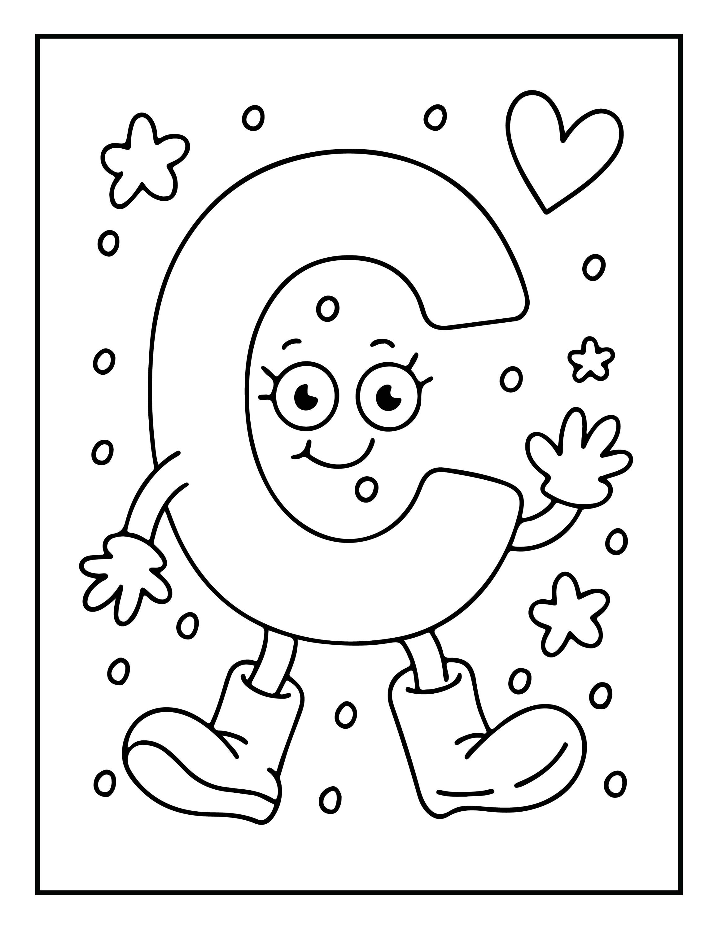 Abc Alphabet Coloring Book for Kids - Etsy