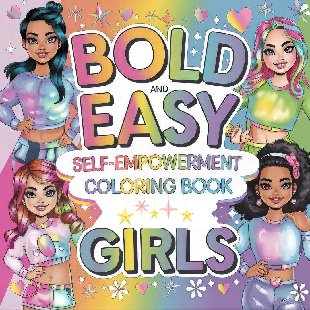 Self Empowerment Coloring Page for Girls - Etsy
