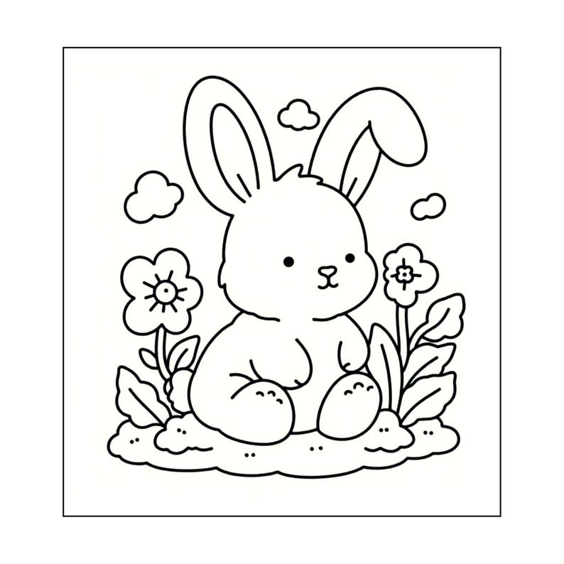 Bold and Easy Cute Vibes Coloring Pages Bundle | 80 Kawaii Happy ...