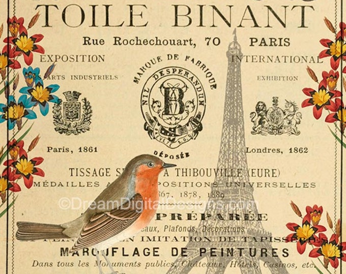 Printable French Decor Vintage Paris Download Printable Art - Etsy