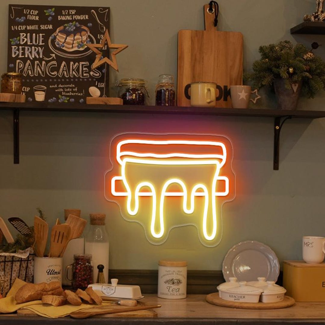 Toast Neon Sign,cheese Sandwich Neon Sign,breakfast Neon Sign ...