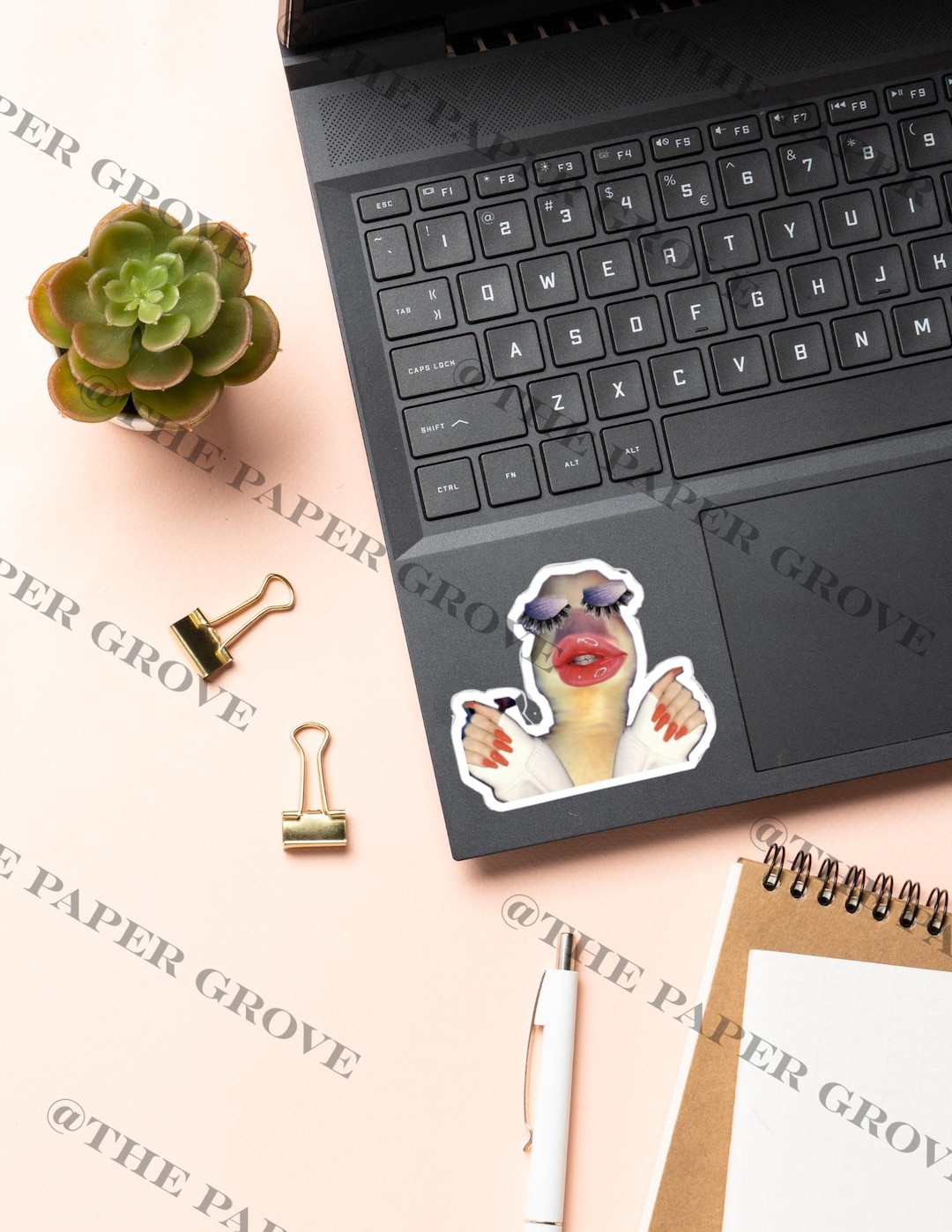 Duck Lips Selfie Die Cut Sticker - Etsy