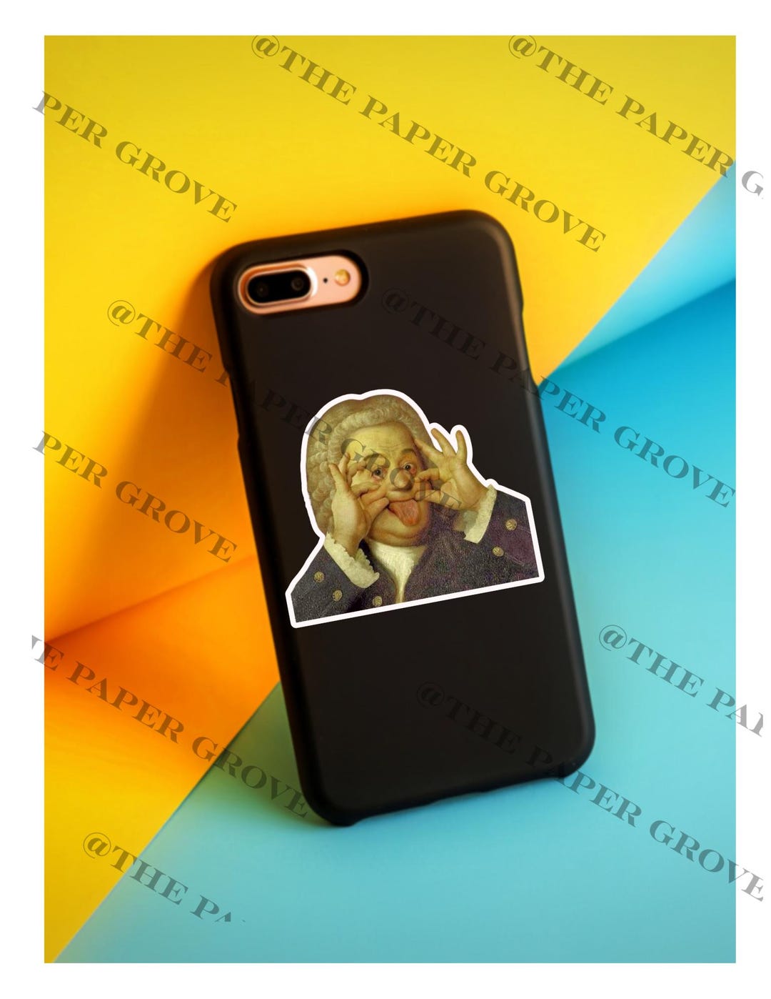 Johann Sebastian Bach Silly Face - Etsy