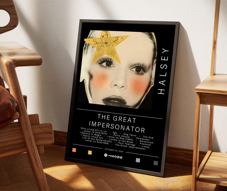 Halsey Poster | Great Impersonator Poster | Album Poster Prints | Wall ...