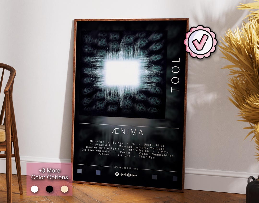 Tool Poster | Aenima Poster | Album Poster Prints | Wall Decor Posters ...