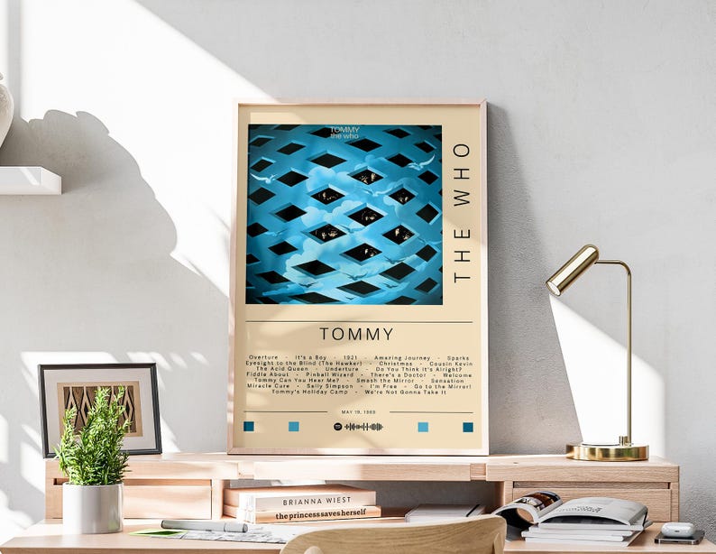 The Who Poster | Tommy Poster | Album Poster Prints | Wall Decor ...