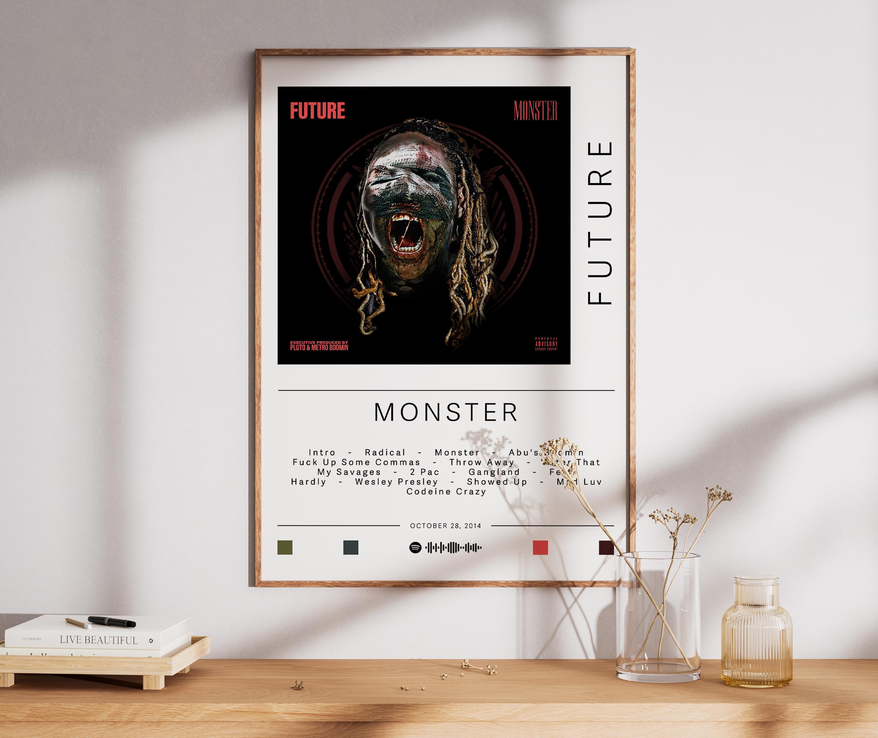 Future Poster | Monster Poster | Album Poster Prints | Wall Decor ...