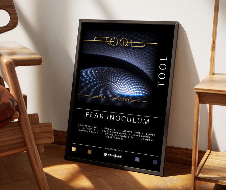Tool Poster | Fear Inoculum Poster | Album Poster Prints | Wall Decor ...