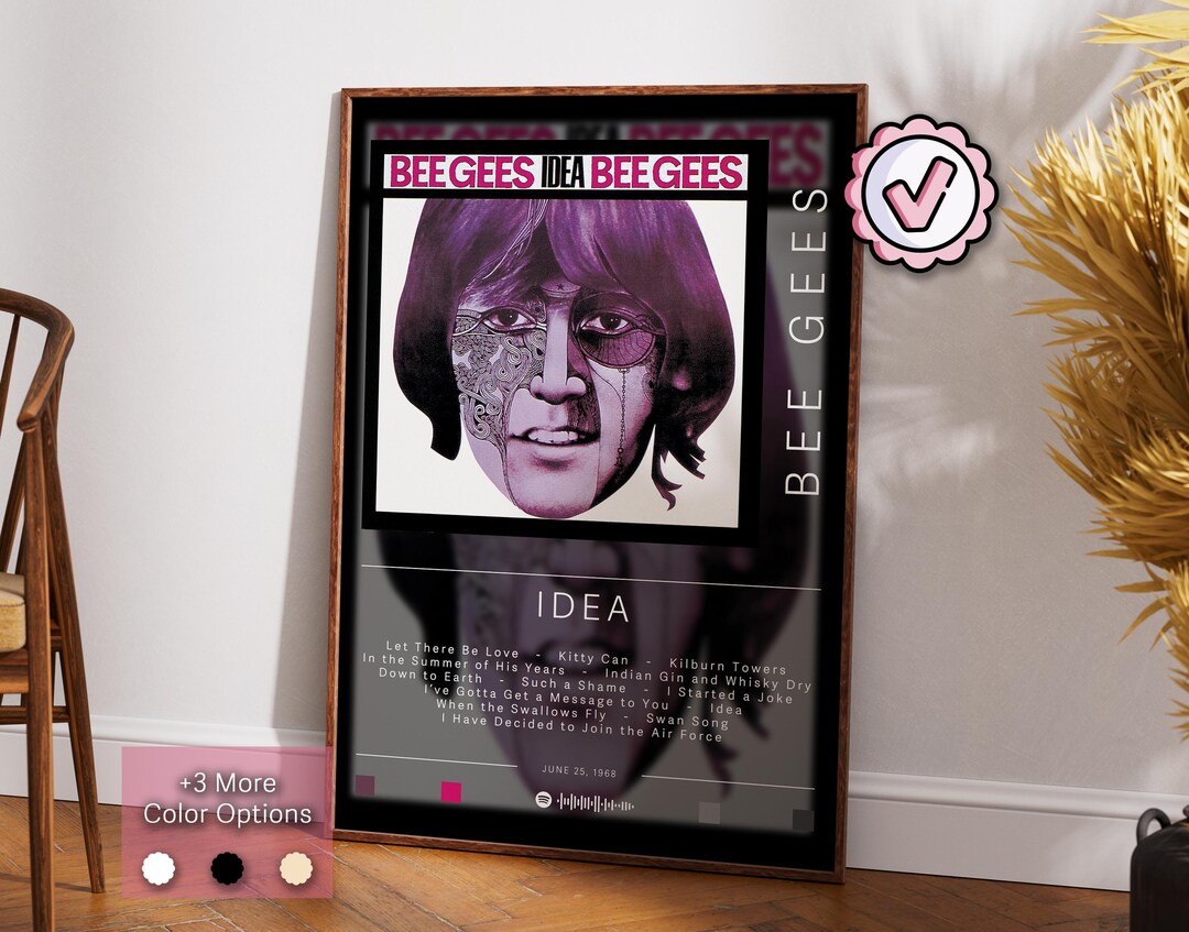 Bee Gees Poster | Idea Poster | Album Poster Prints | Wall Decor ...