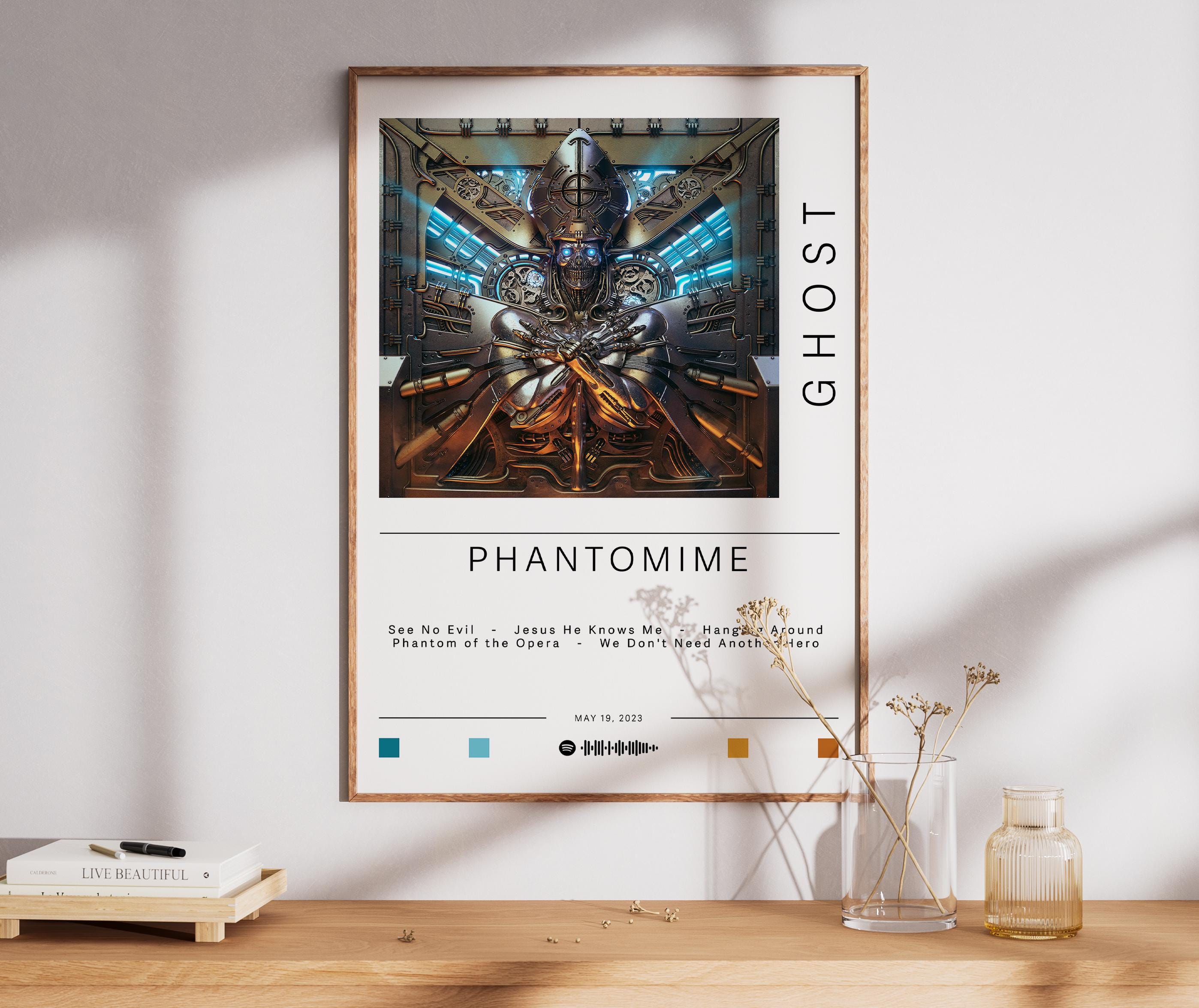 Ghost Poster | Phantomime Poster | Album Poster Prints | Wall Decor ...