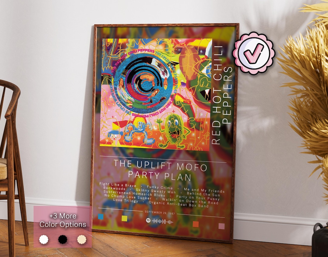 Red Hot Chili Peppers Poster | the Uplift Mofo Party Plan Poster ...