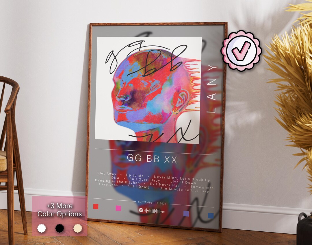 Lany Poster | Gg Bb Xx Poster | Album Poster Prints | Wall Decor ...