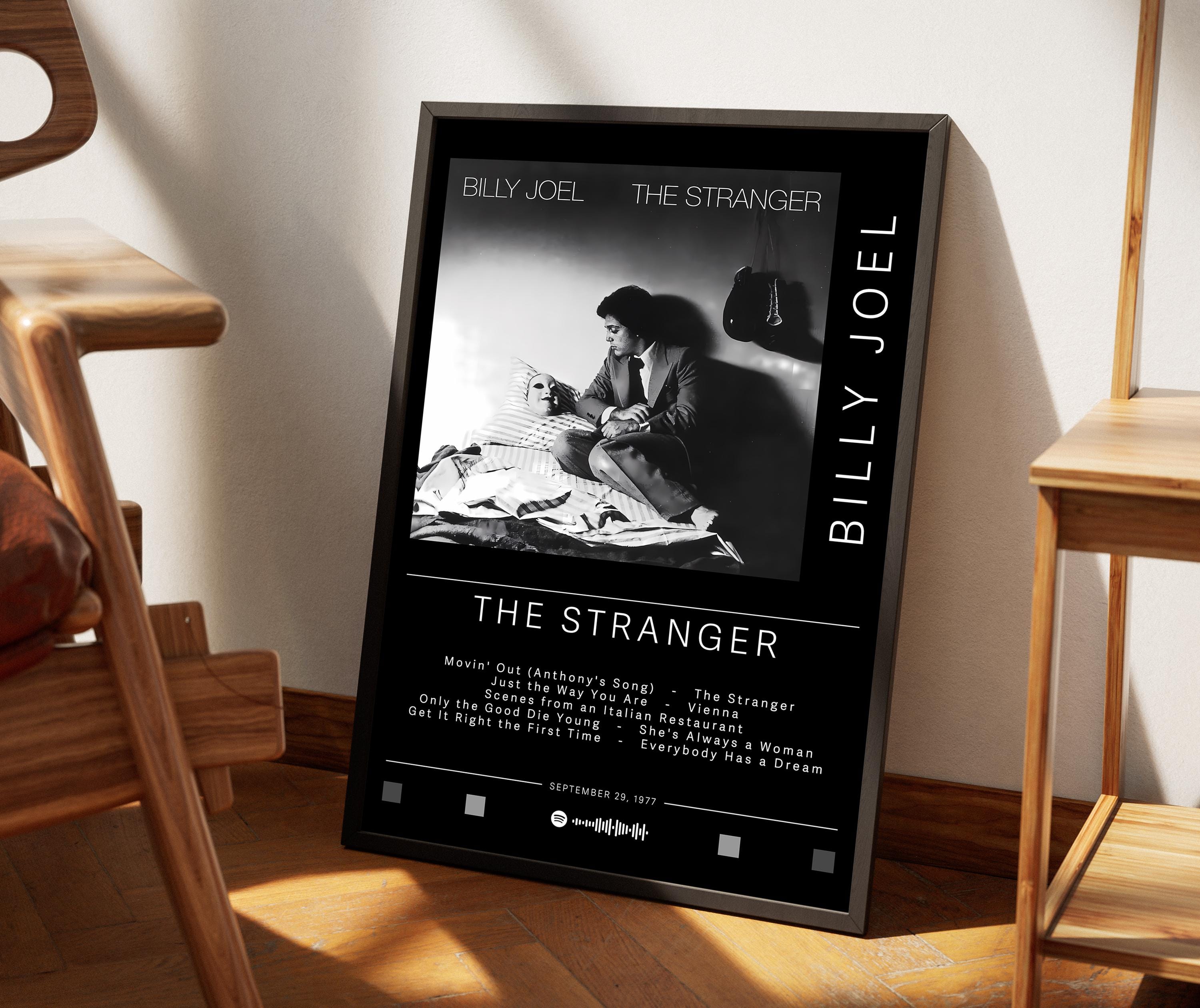 Billy Joel Poster | the Stranger Poster | Album Poster Prints | Wall ...