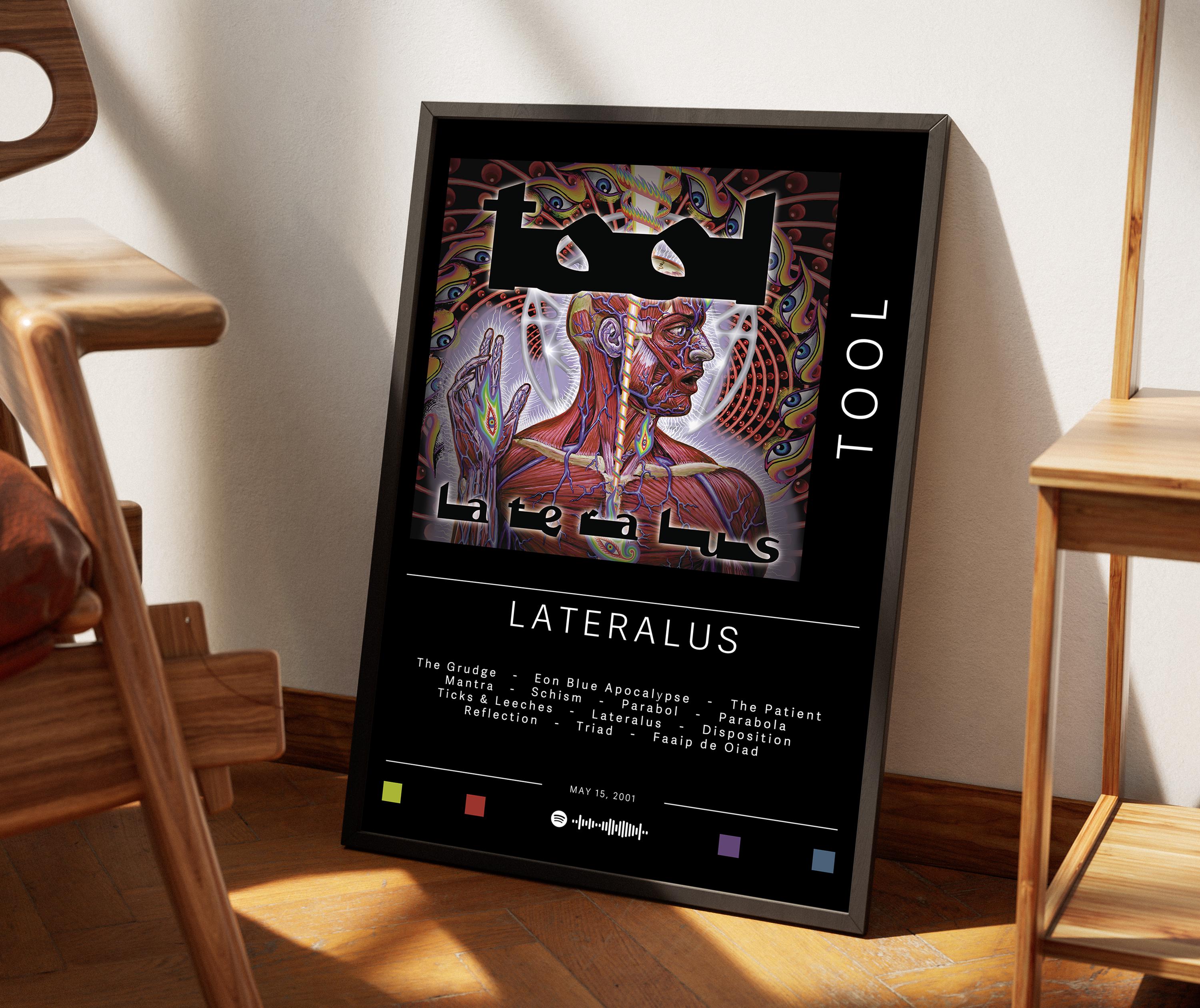 Tool Poster | Lateralus Poster | Album Poster Prints | Wall Decor ...