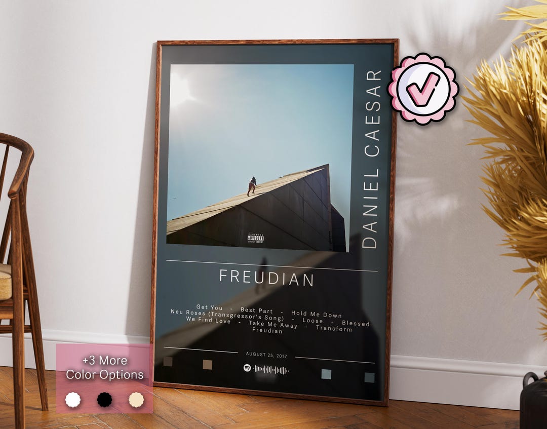 Daniel Caesar Poster | Freudian Poster | Album Poster Prints | Wall ...