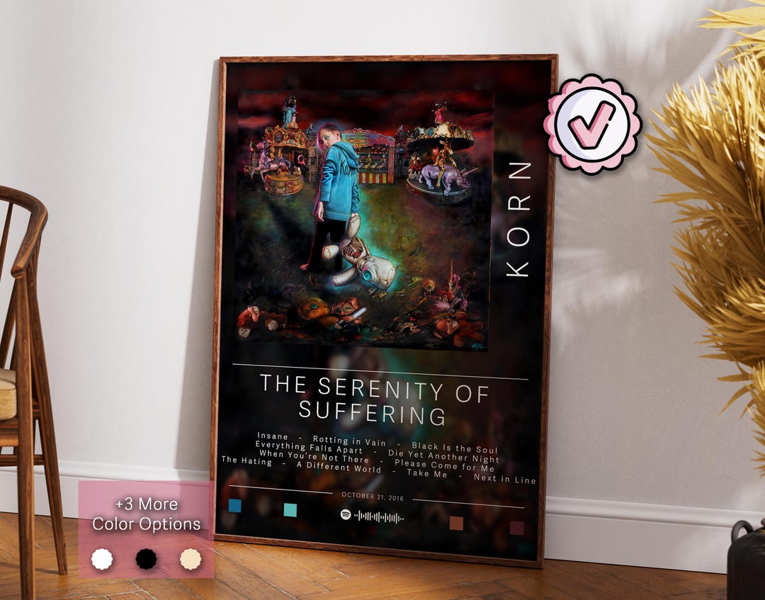 Korn Poster | the Serenity of Suffering Poster | Album Poster Prints ...