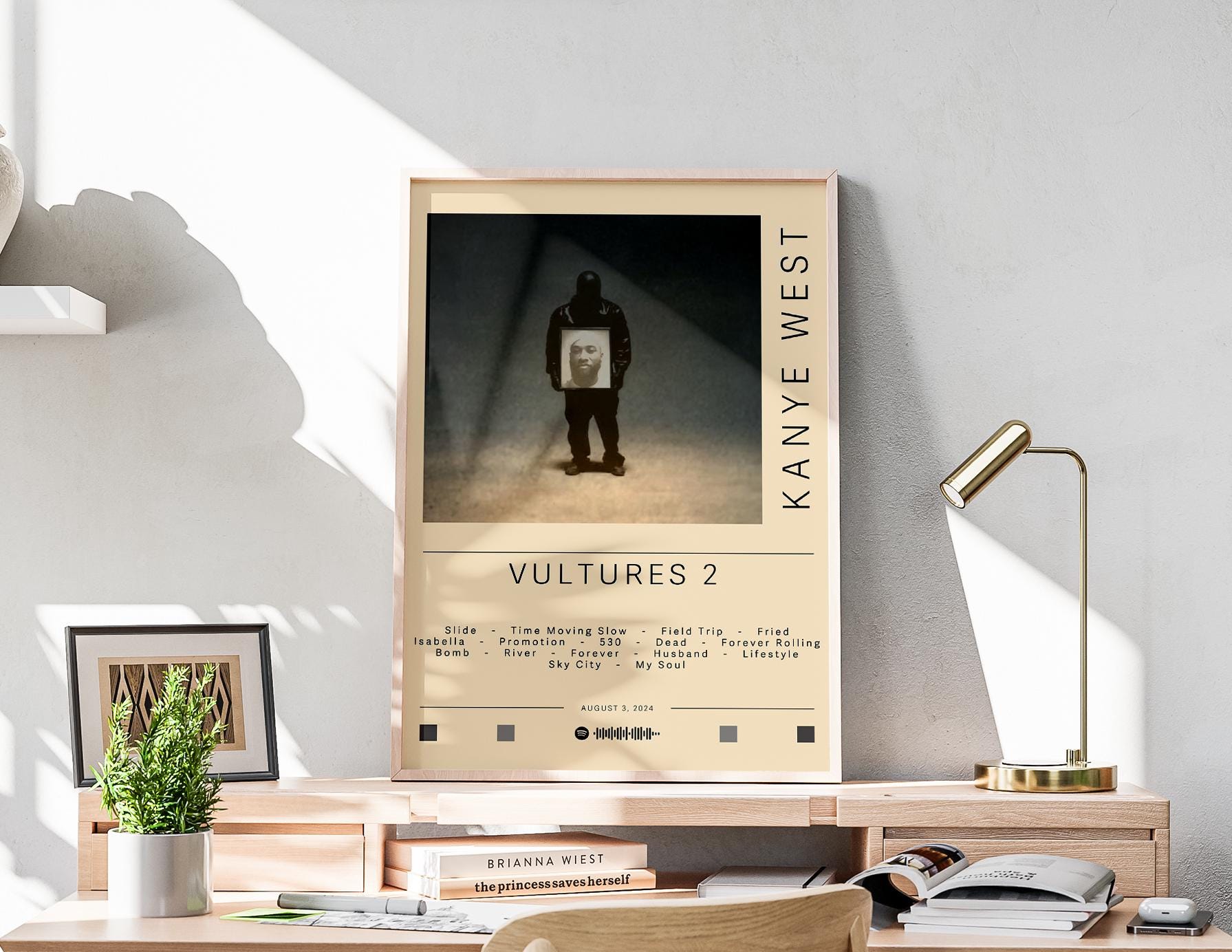 Kanye West Poster | Vultures 2 Poster | Album Poster Prints | Wall ...