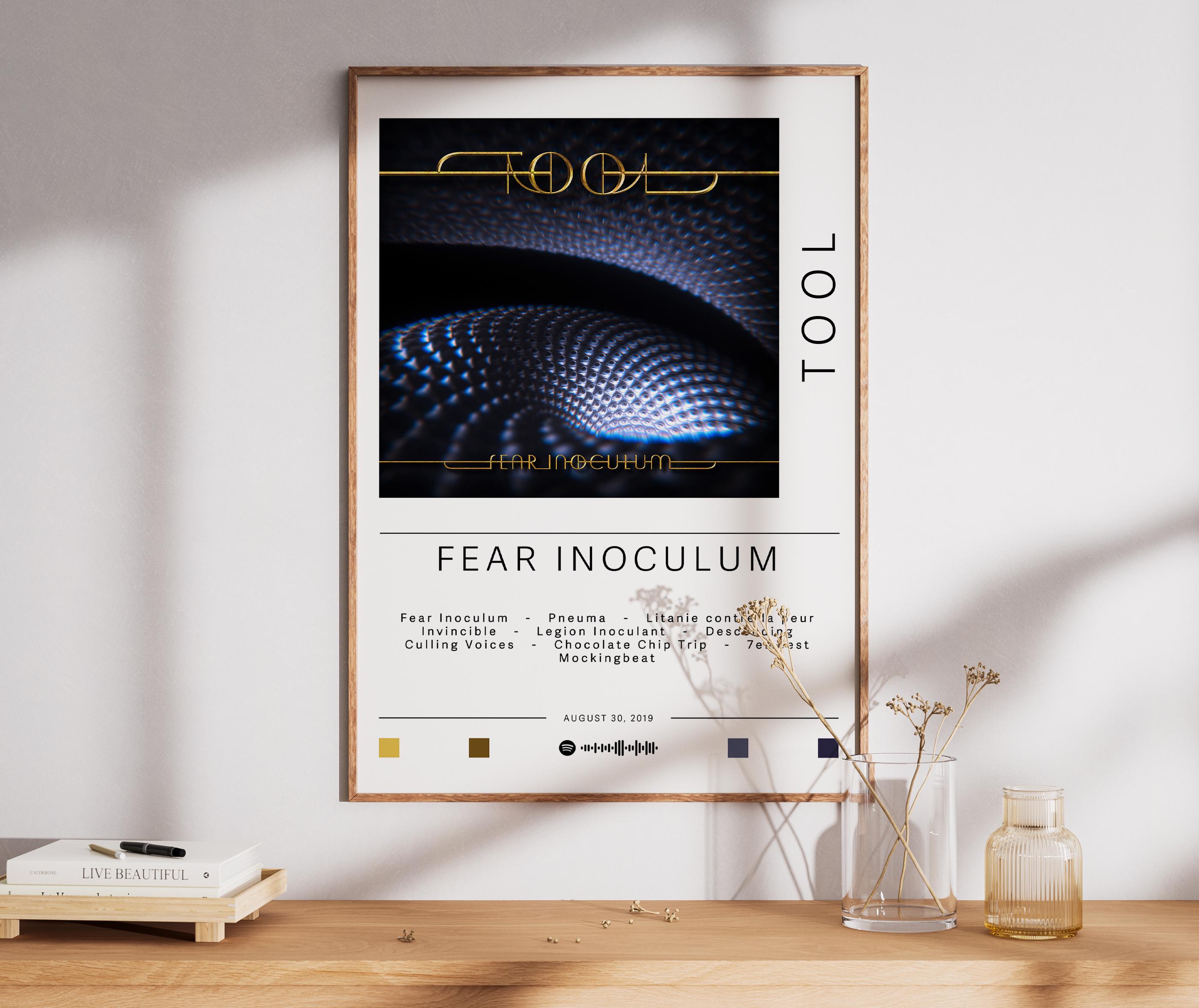 Tool Poster | Fear Inoculum Poster | Album Poster Prints | Wall Decor ...