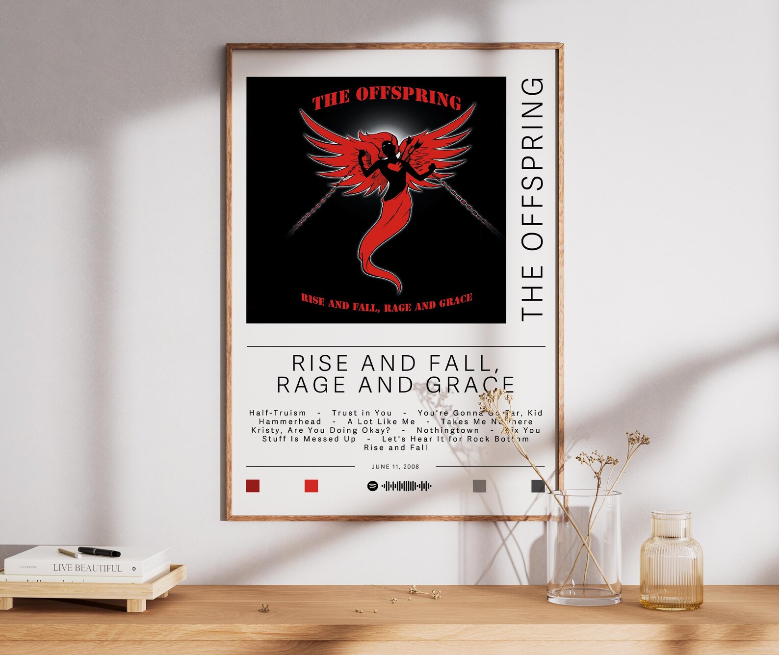 The Offspring Poster | Rise and Fall, Rage and Grace Poster | Album ...