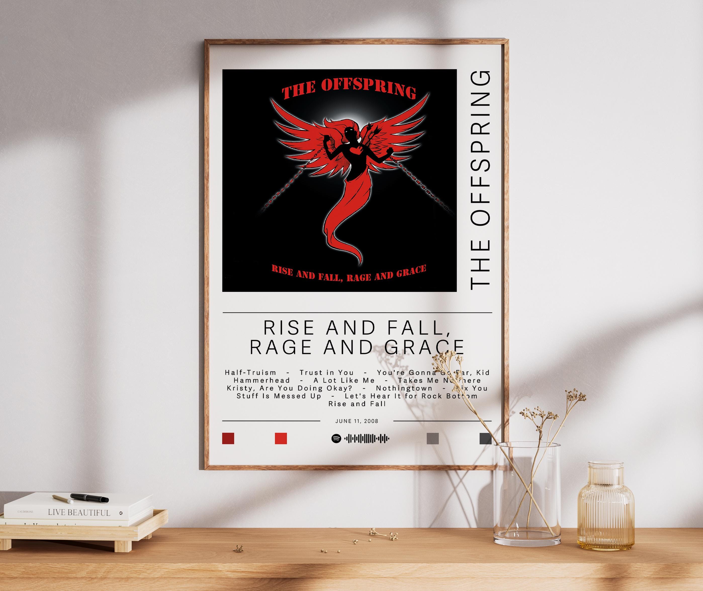 The Offspring Poster | Rise and Fall, Rage and Grace Poster | Album ...