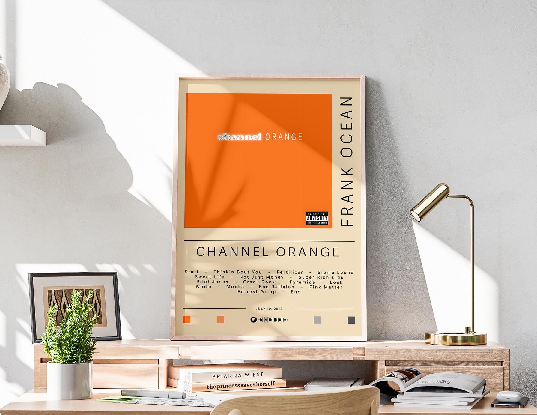 Frank Ocean Poster | Channel Orange Poster | Album Poster Prints | Wall ...