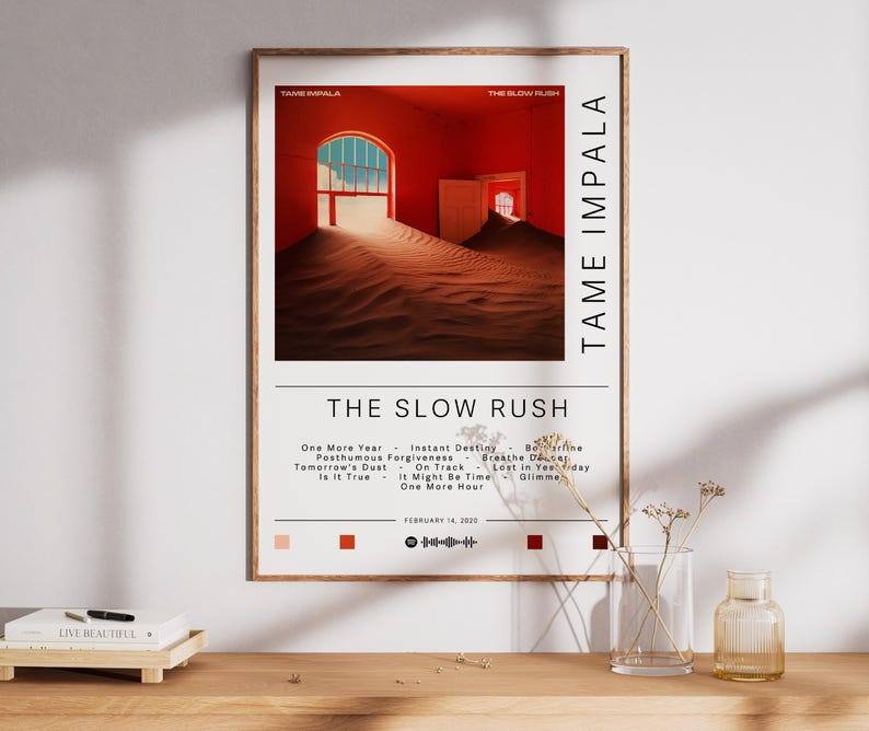 Tame Impala Poster | the Slow Rush Poster | Album Poster Prints | Wall ...