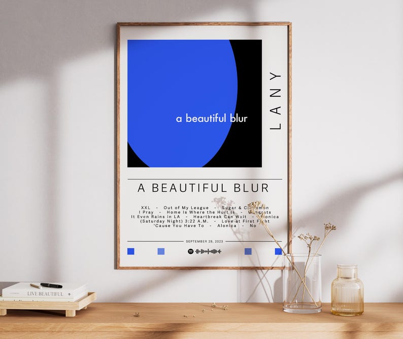 Lany Poster | A Beautiful Blur Poster | Album Poster Prints | Wall ...