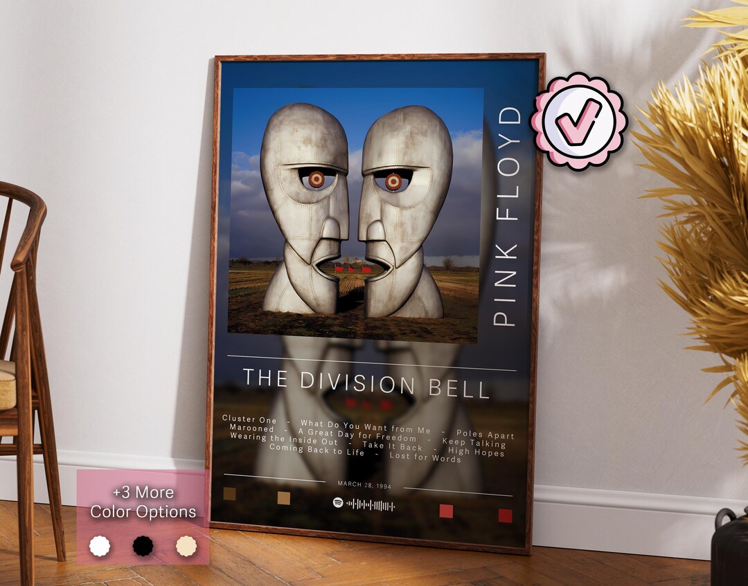 Pink Floyd Poster | the Division Bell Poster | Album Prints | Wall Decor Posters | Album Cover ...
