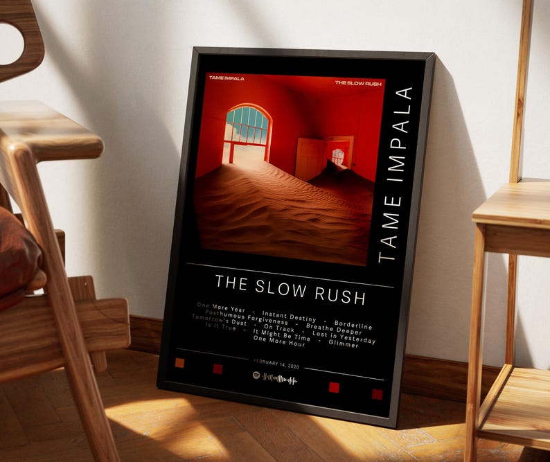 Tame Impala Poster | the Slow Rush Poster | Album Poster Prints | Wall ...