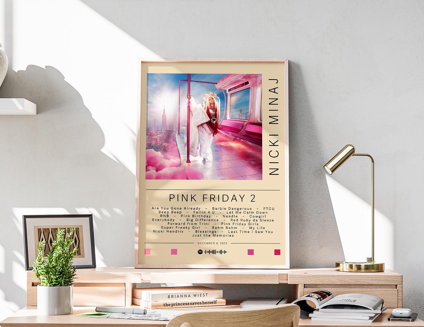Nicki Minaj Poster | Pink Friday 2 Poster | Album Poster Prints | Wall ...