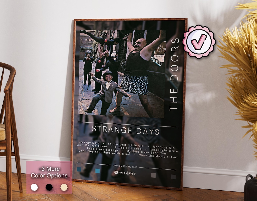 The Doors Poster | Strange Days Poster | Album Poster Prints | Wall ...