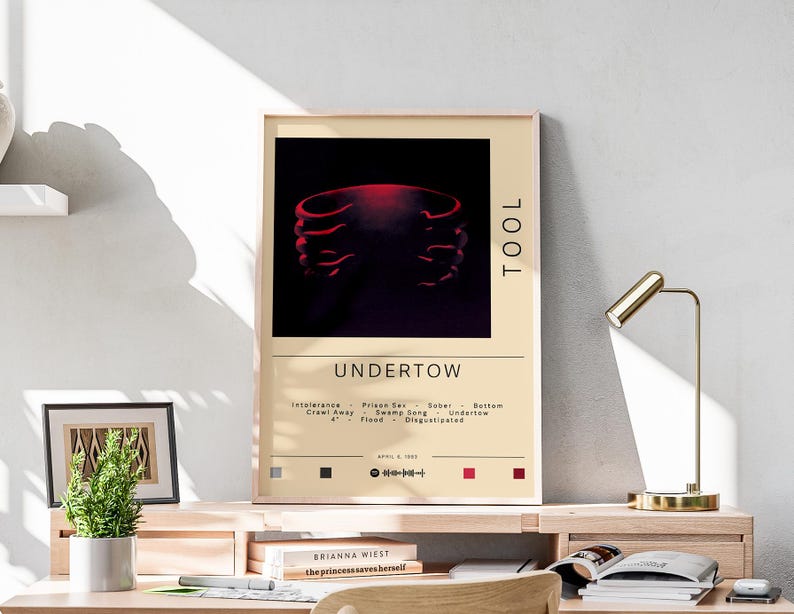 Tool Poster | Undertow Poster | Album Poster Prints | Wall Decor ...