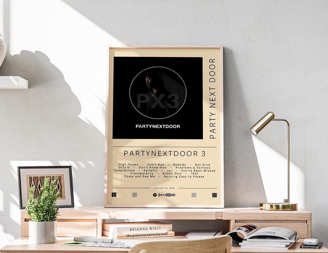 Party Next Door Poster | PARTYNEXTDOOR 3 Poster | Album Poster Prints ...