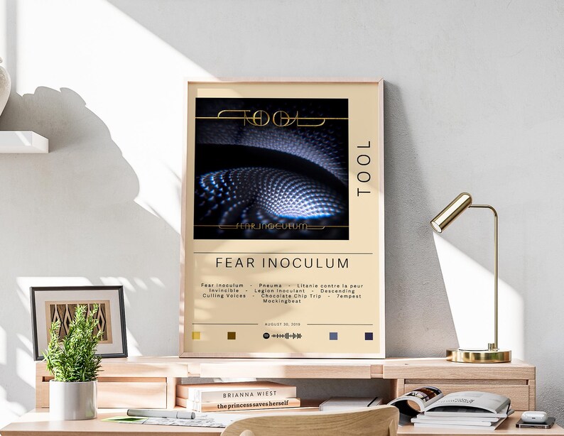 Tool Poster | Fear Inoculum Poster | Album Poster Prints | Wall Decor ...