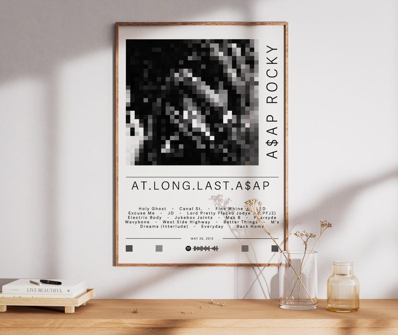 ASAP Rocky Poster | At.long.last.asap Poster | Album Poster Prints ...