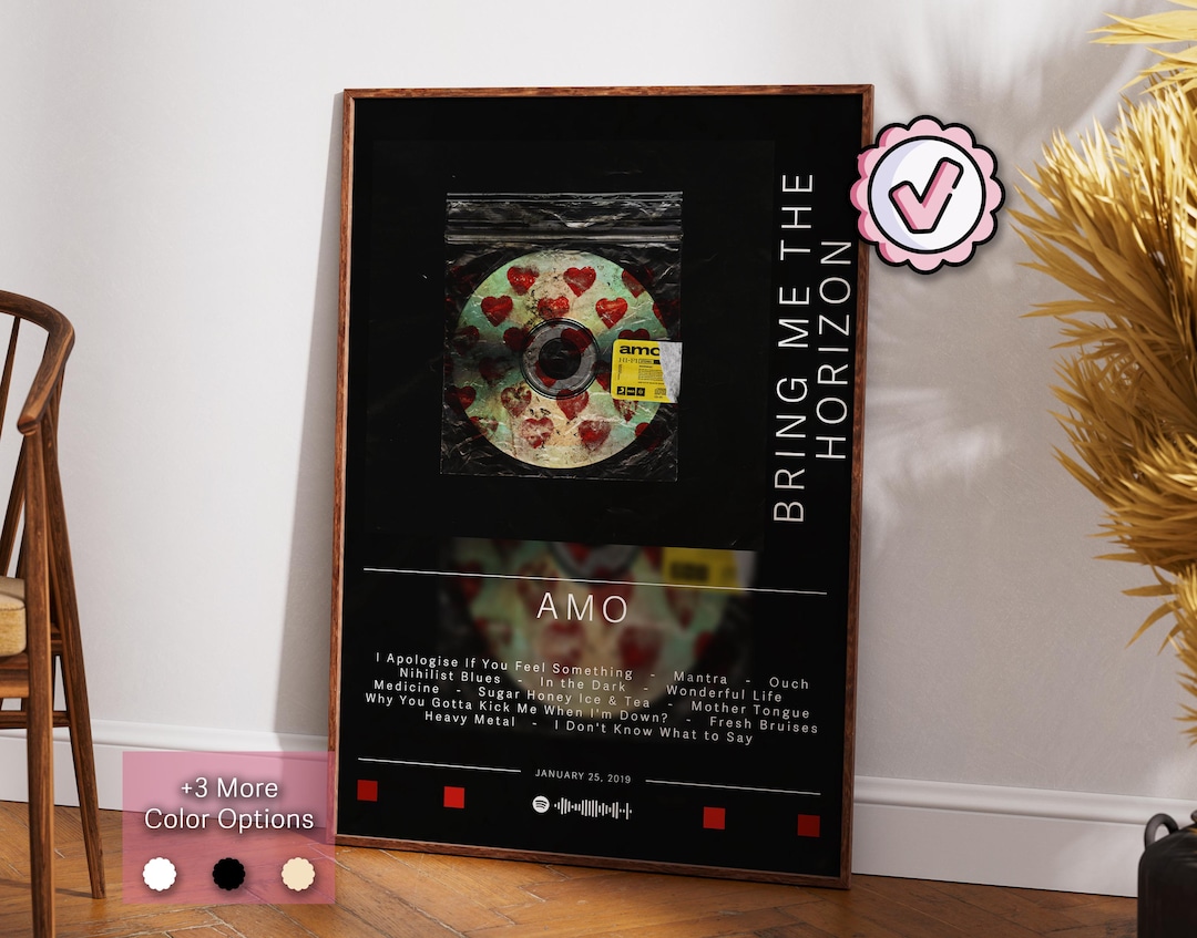 Bring Me the Horizon Poster | Amo Poster | Album Poster Prints | Wall ...