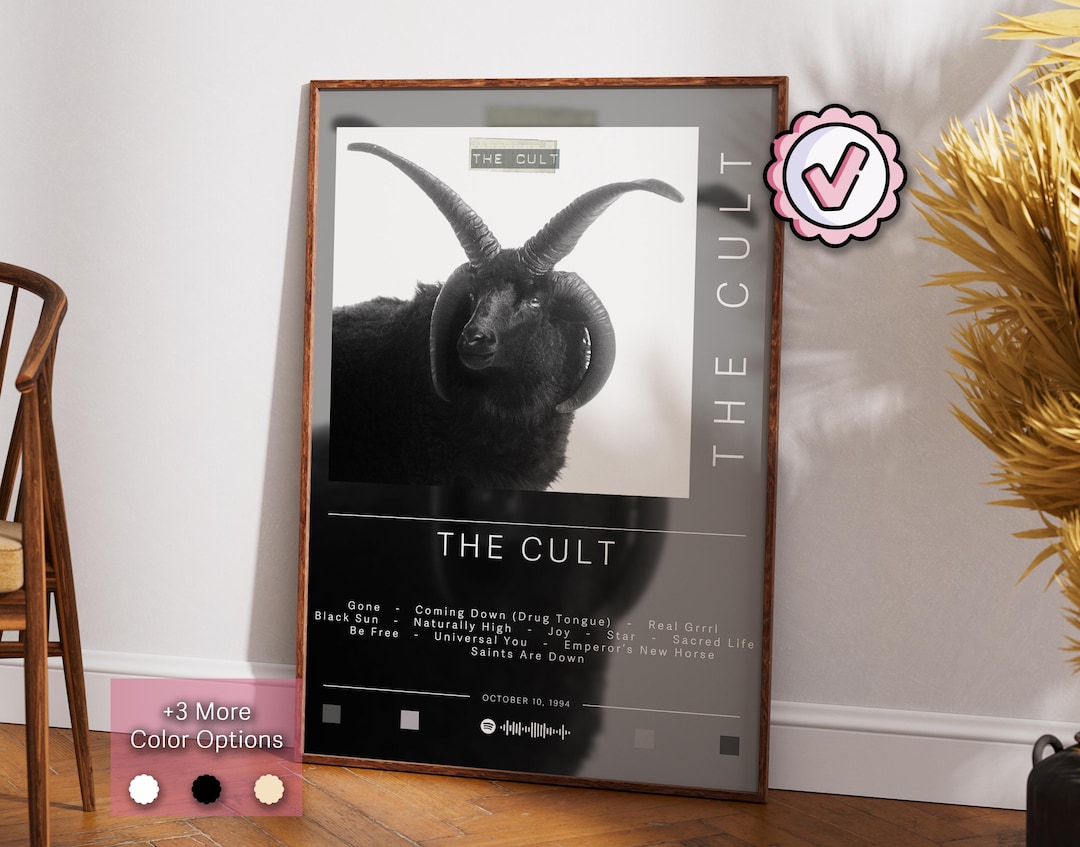 The Cult Poster | the Cult Poster | Album Poster Prints | Wall Decor ...