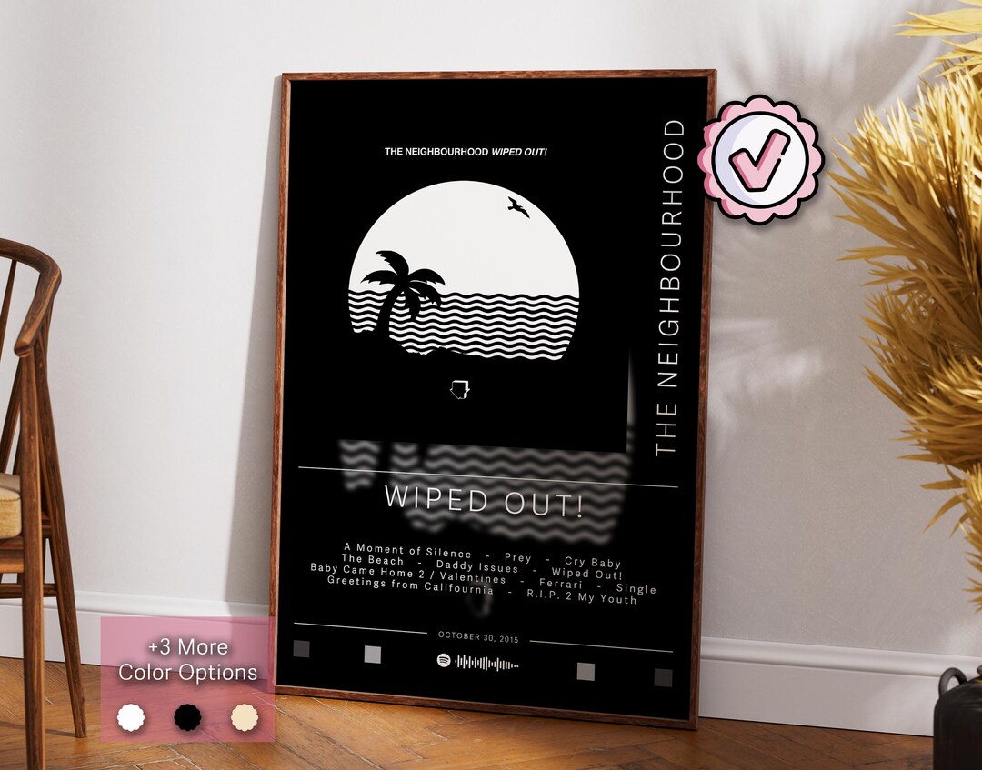 The Neighbourhood Poster | Wiped Out! Poster | Album Poster Prints ...