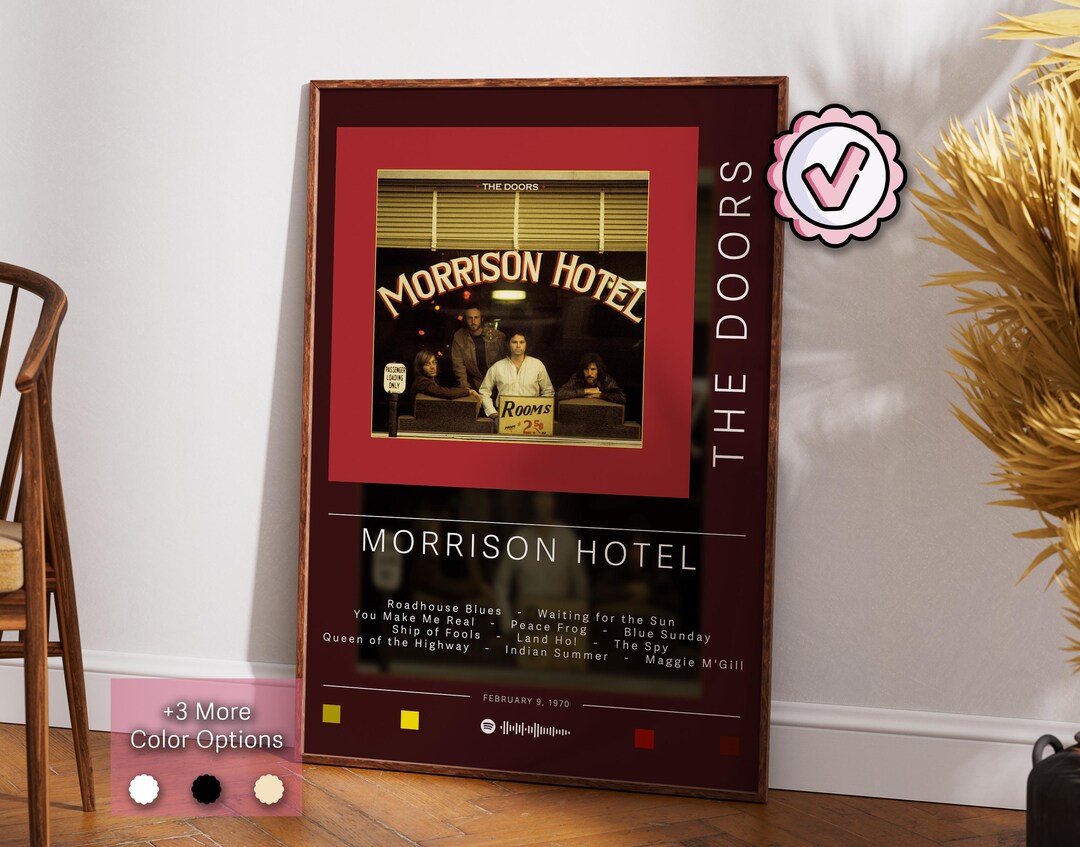 The Doors Poster | Morrison Hotel Poster | Album Poster Prints | Wall ...