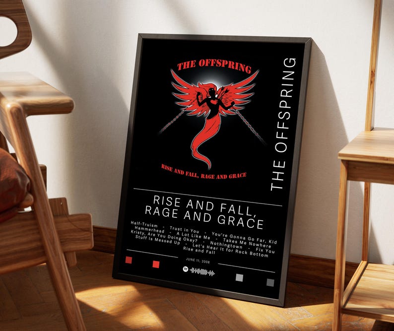 The Offspring Poster | Rise and Fall, Rage and Grace Poster | Album ...