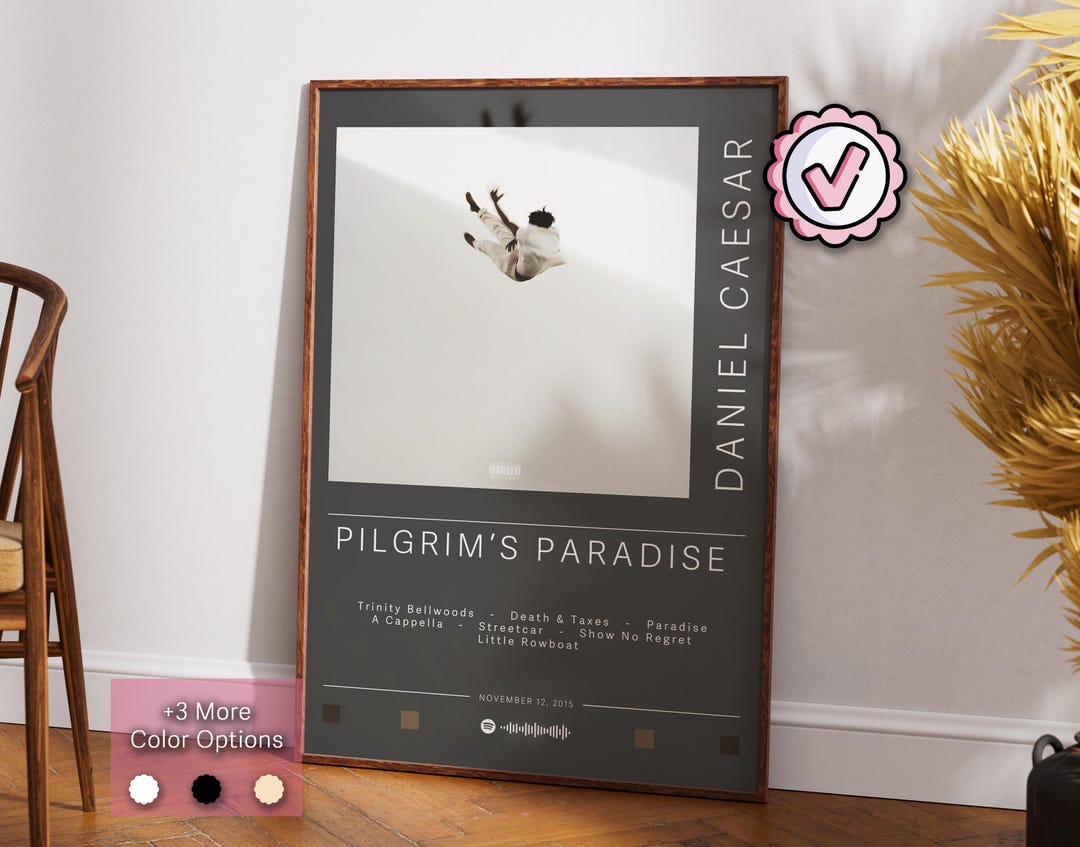 Daniel Caesar Poster | Pilgrim's Paradise Poster | Album Poster Prints ...