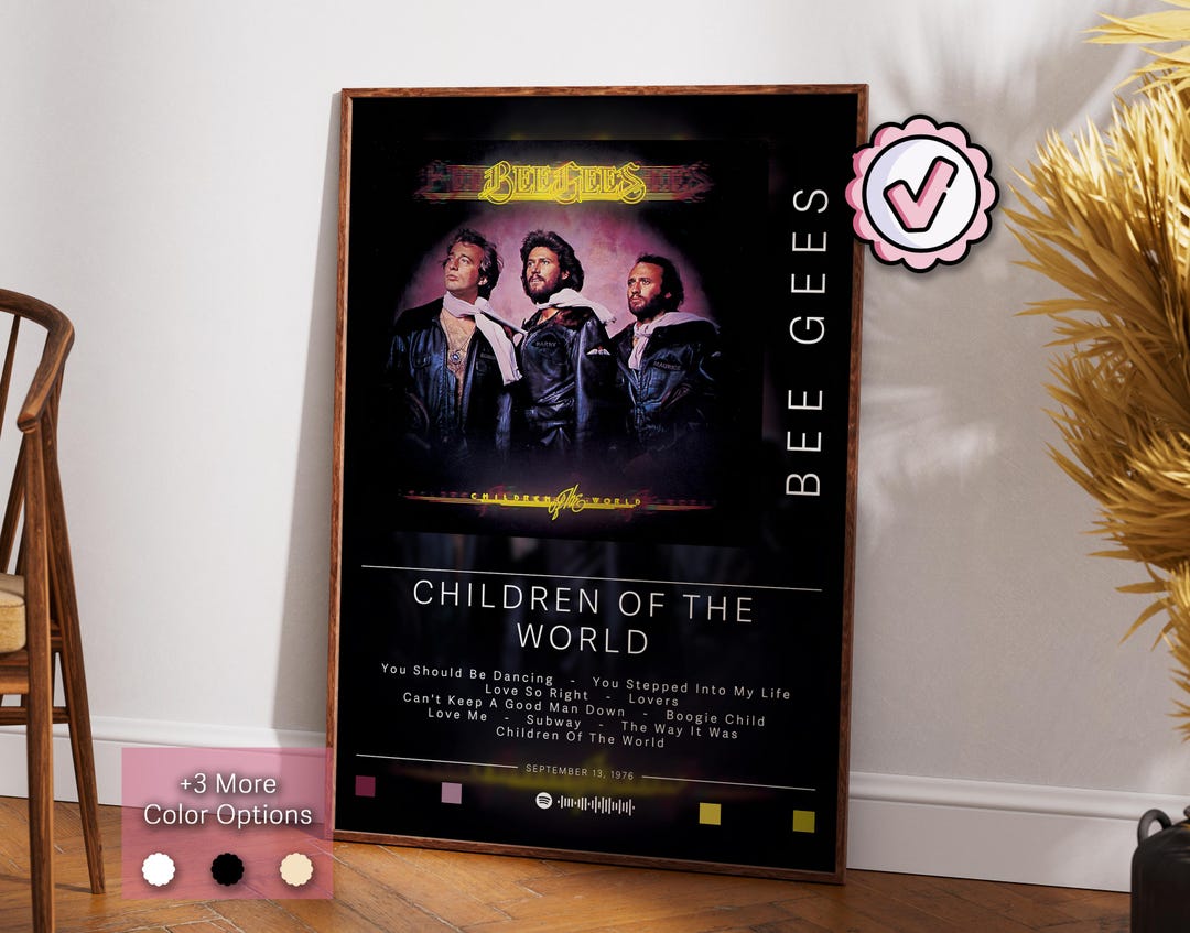 Bee Gees Poster | Children of the World Poster | Album Poster Prints ...