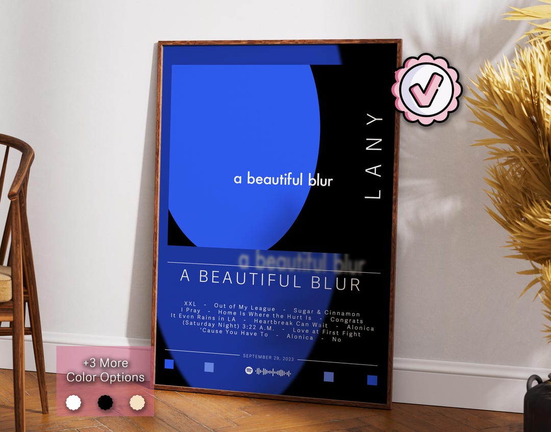 Lany Poster | A Beautiful Blur Poster | Album Poster Prints | Wall ...