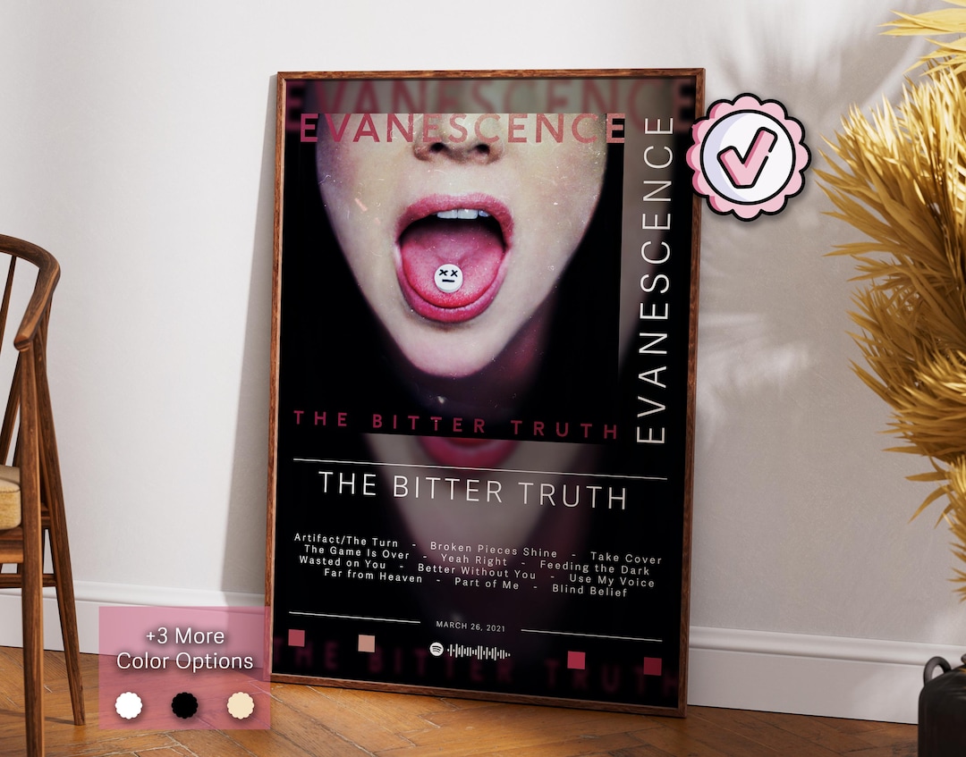 Evanescence Poster | the Bitter Truth Poster | Album Poster Prints ...
