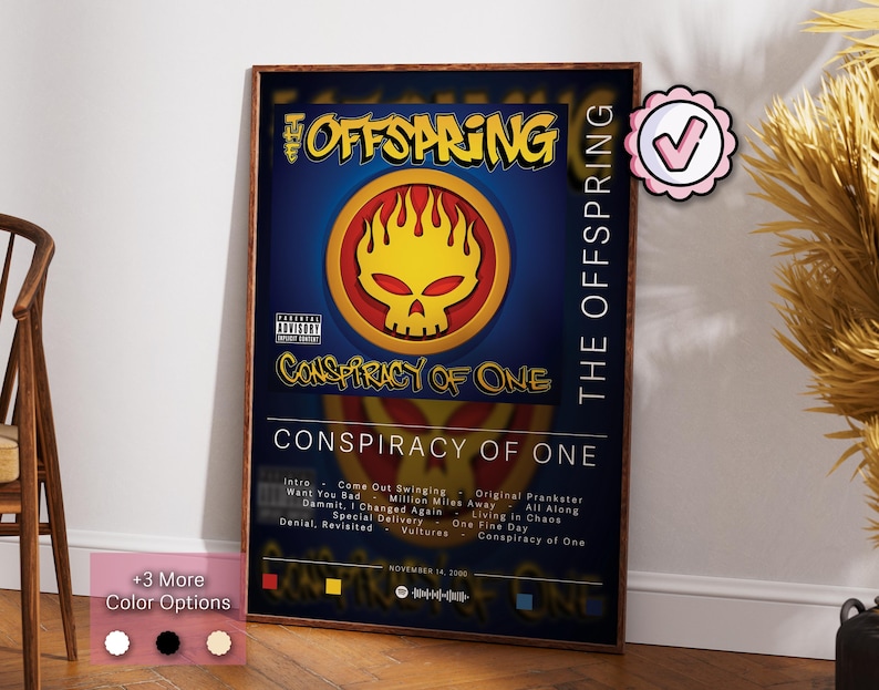 The Offspring Poster | Conspiracy One Poster | Album Poster Prints ...