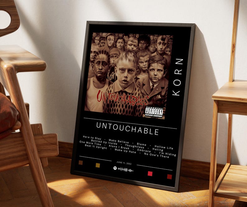 Korn Poster | Untouchables Poster | Album Poster Prints | Wall Decor ...