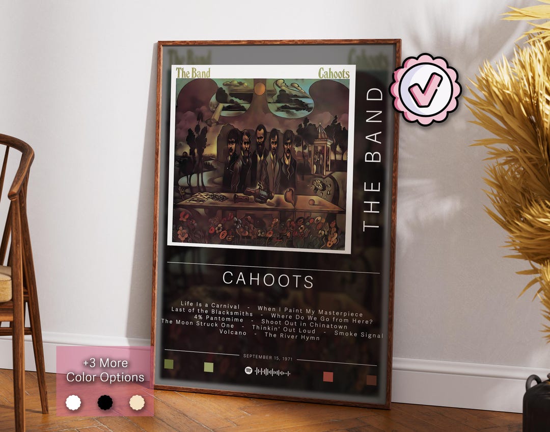 The Band Poster | Cahoots Poster | Album Poster Prints | Wall Decor ...