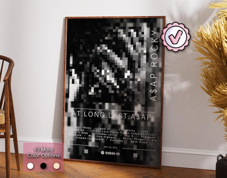 ASAP Rocky Poster | At.long.last.asap Poster | Album Poster Prints ...