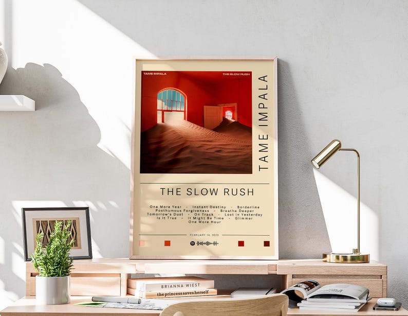 Tame Impala Poster | the Slow Rush Poster | Album Poster Prints | Wall ...