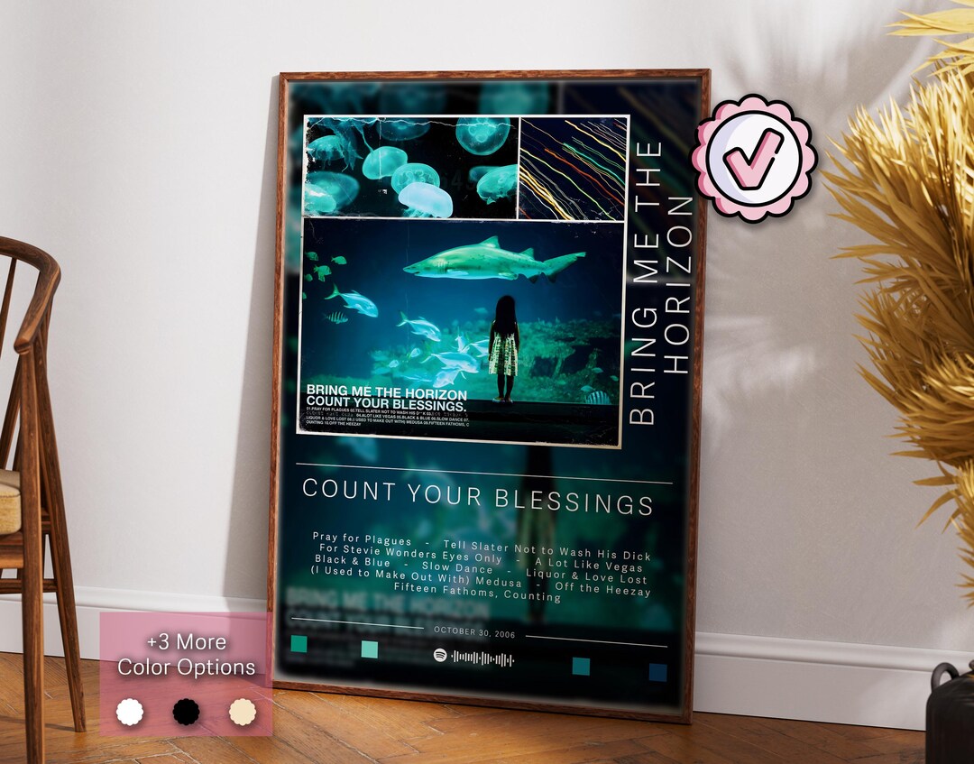 Bring Me the Horizon Poster | Count Your Blessings Poster | Album ...